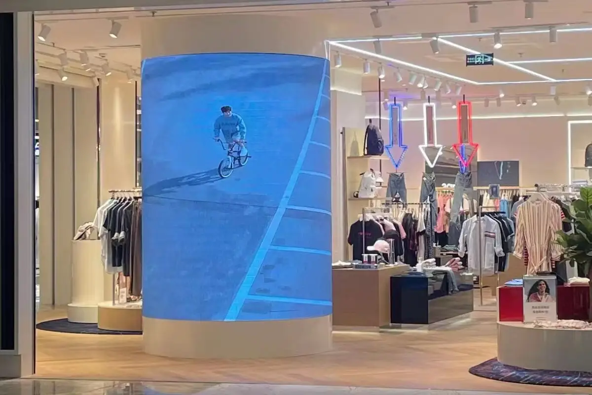 HUSHIDA Irregular Curved LED Soft Screen Display Panel - HUSHIDA OFFICIAL