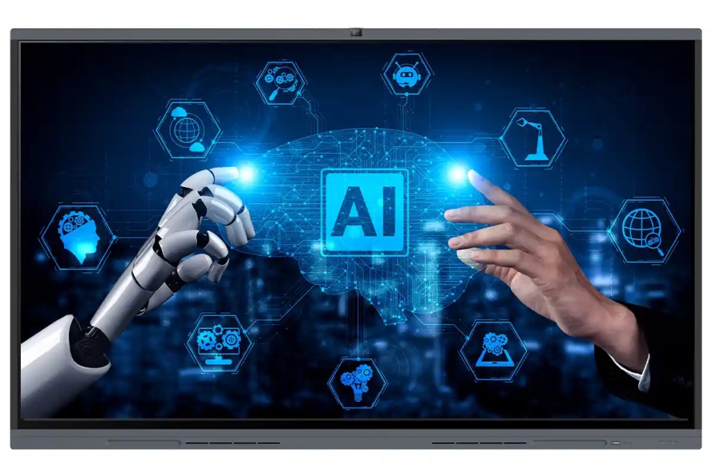 HUSHIDA IWB Model D5 With AI Virtual Assistant - HUSHIDA OFFICIAL